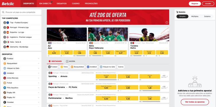 ⭐ Betclic Portugal 2024 Bônus de boas-vindas