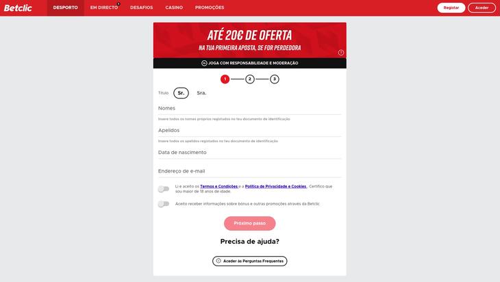 ⭐ Betclic Portugal 2024 Bônus de boas-vindas